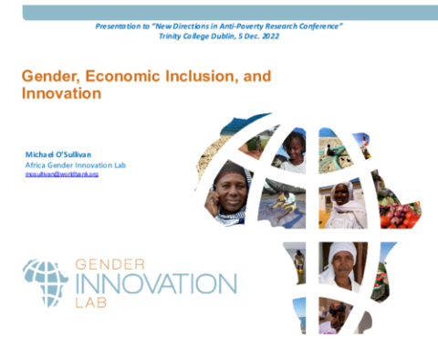10. Roundtable Presentation: Gender, Economic Inclusion, and Innovation ...